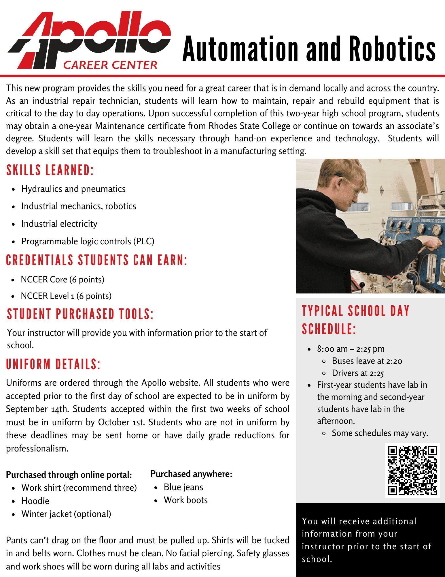 Welcome New Students 2024 • Apollo Career Center