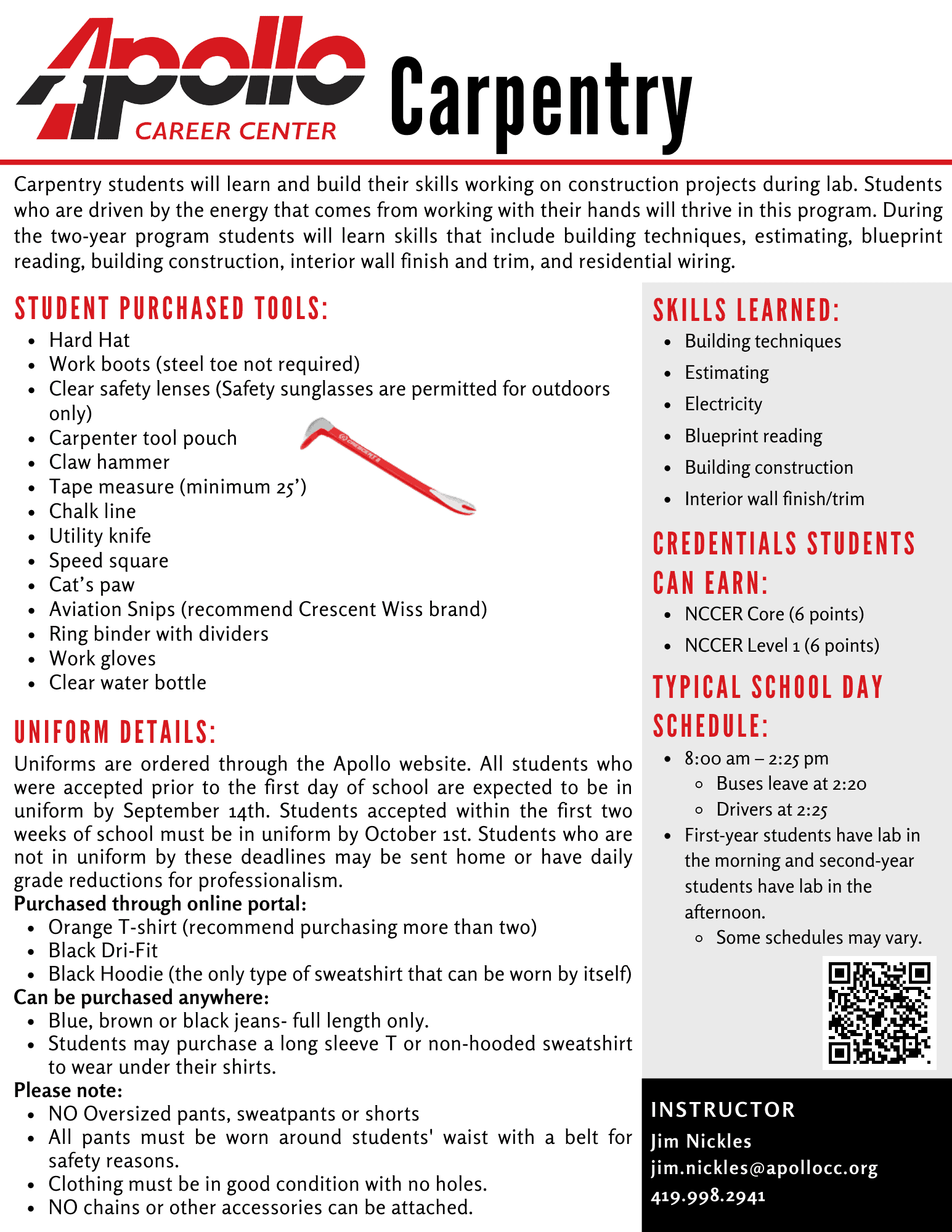 Welcome New Students 2024 • Apollo Career Center